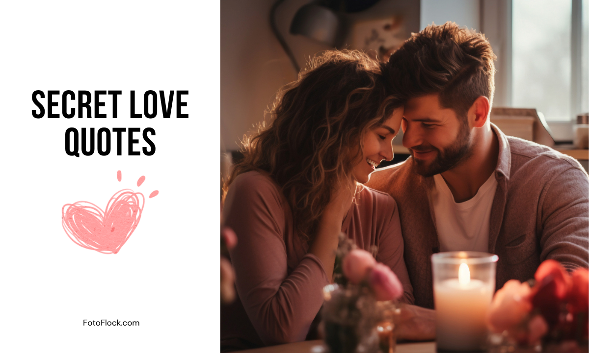 500+ Secret Love Quotes: Whispered Words of Hidden Passion - Foto Flock